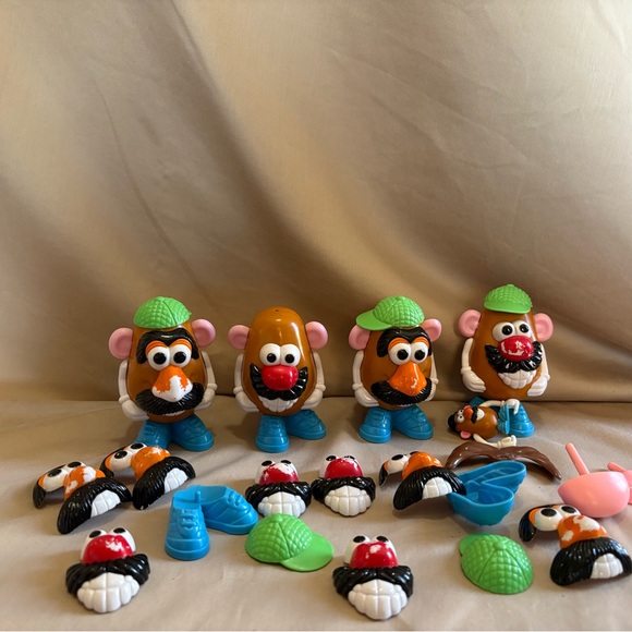 Hasbro | Toys | Hasbro Green And Blue Action Figures Mr Potato Head ...